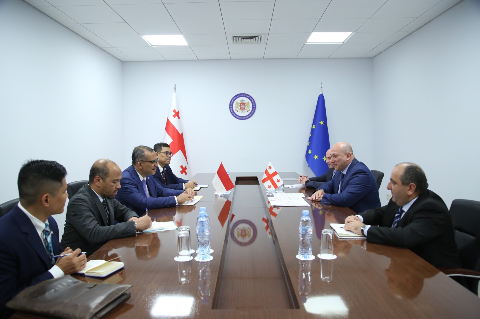 Deputy Minister of Foreign Affairs Aleksandre Khvtisiashvili has met ...