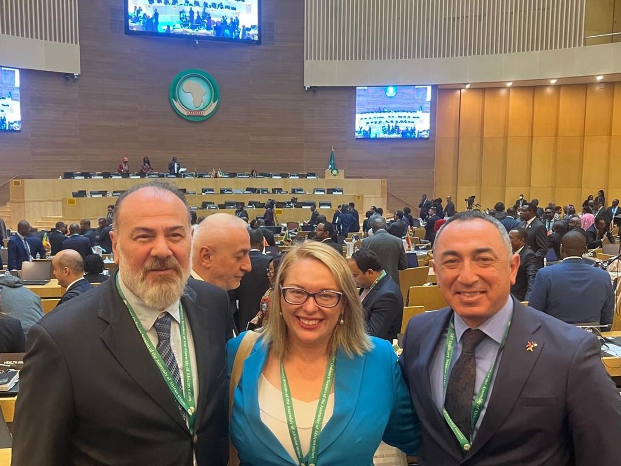 On 12 February 2025, in Addis Ababa, Opening ceremony of the 46th ...