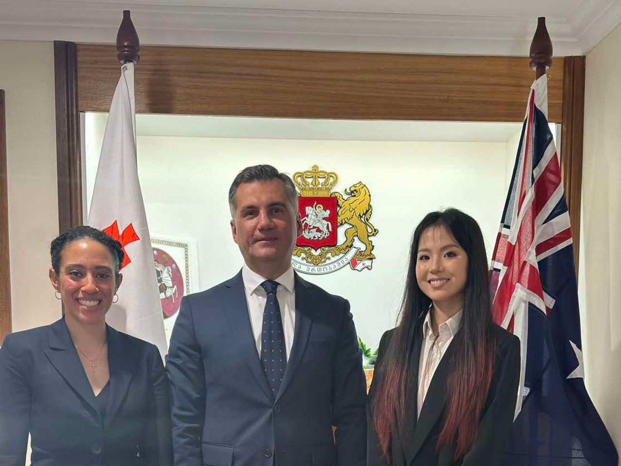 INFORMATION ON THE VISIT TO THE EMBASSY OF GEORGIA IN CANBERRA OF YOUNG ...